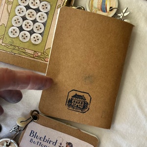 Handmade Journal Button and Floral Theme - Etsy