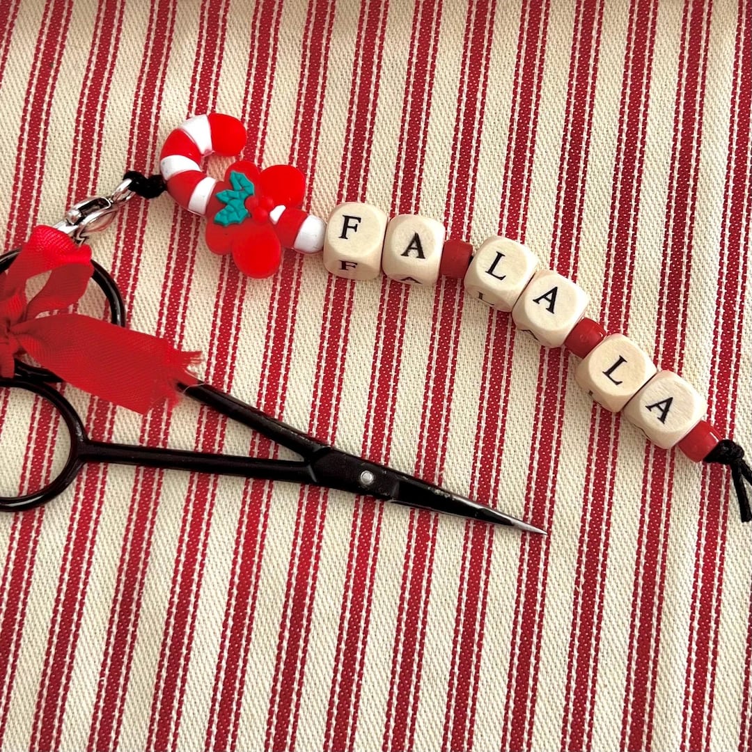 Christmas Fob FA LA LA for Stitchers - Etsy