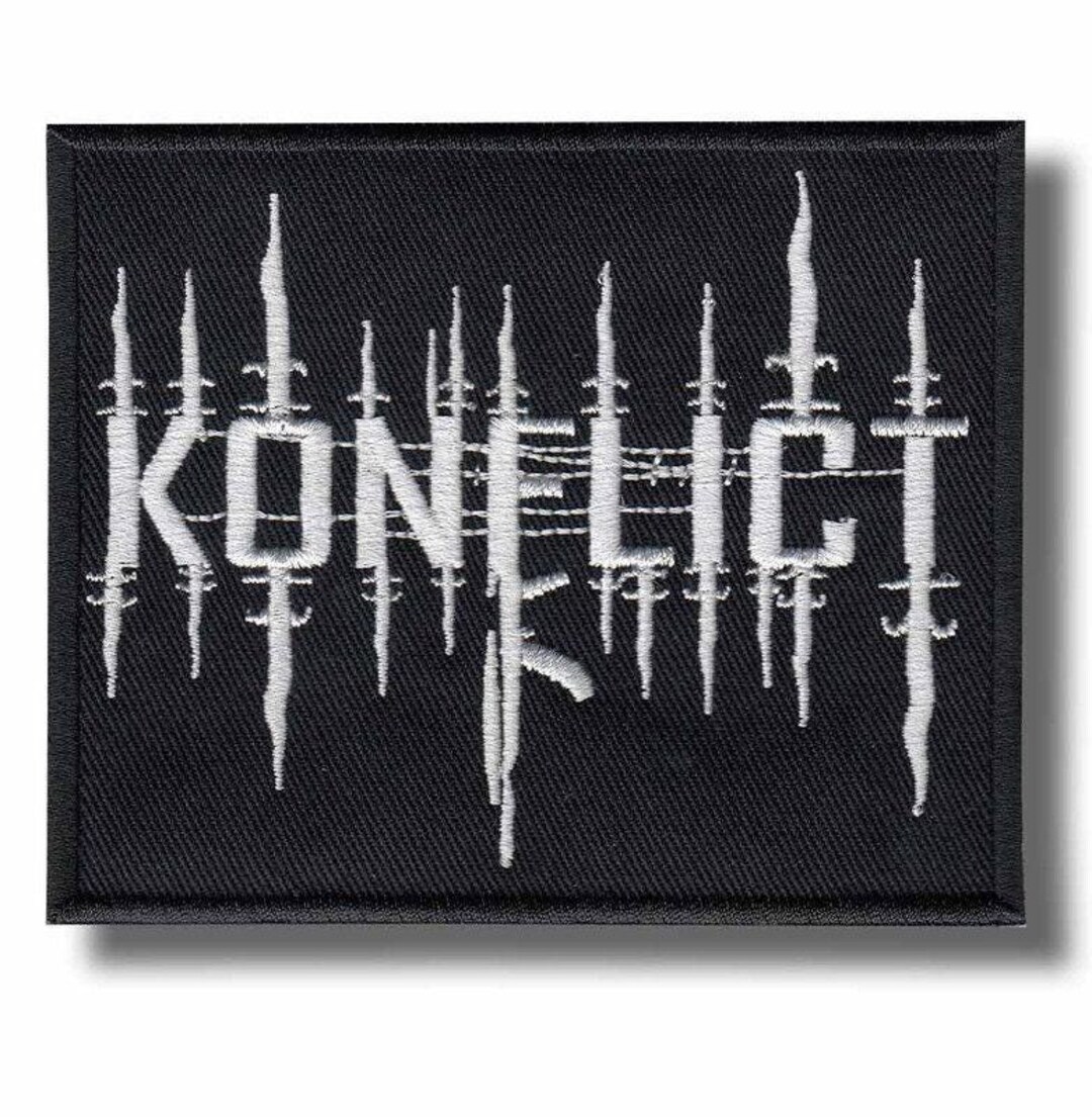 Konflict Patch Badge Applique Embroidered Iron on 529560 - Etsy