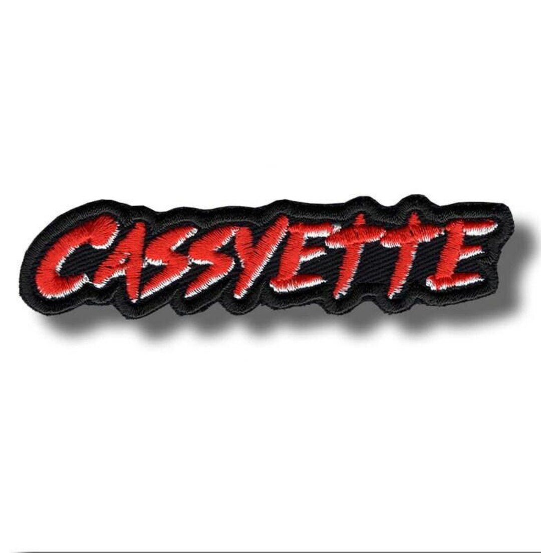 Cassyette Patch Badge Applique Embroidered Iron on 93213a - Etsy