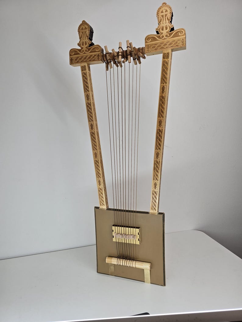 Begena (በገና) Harp of David: Ethiopian Orthodox Instrument - Etsy