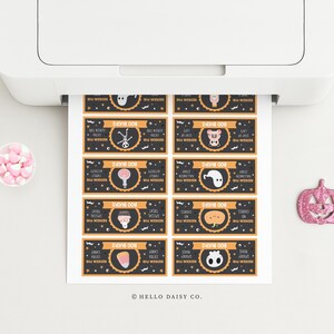 Halloween Coupons Printable: 'boo Bucks' Gift Vouchers for Kids (PDF ...