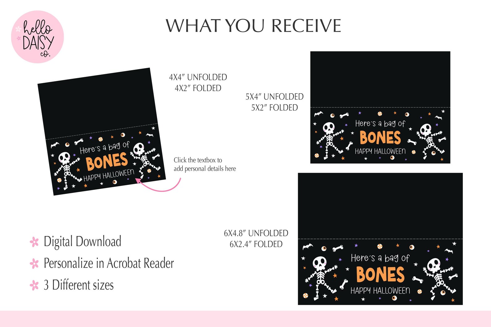 Halloween Treat Bag Topper Printable Halloween Party Favors Instant ...