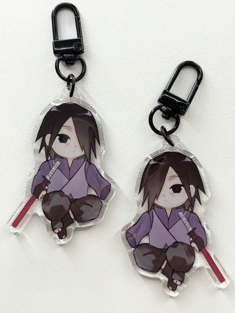 Chibi Ninja Anime Keychains - Etsy