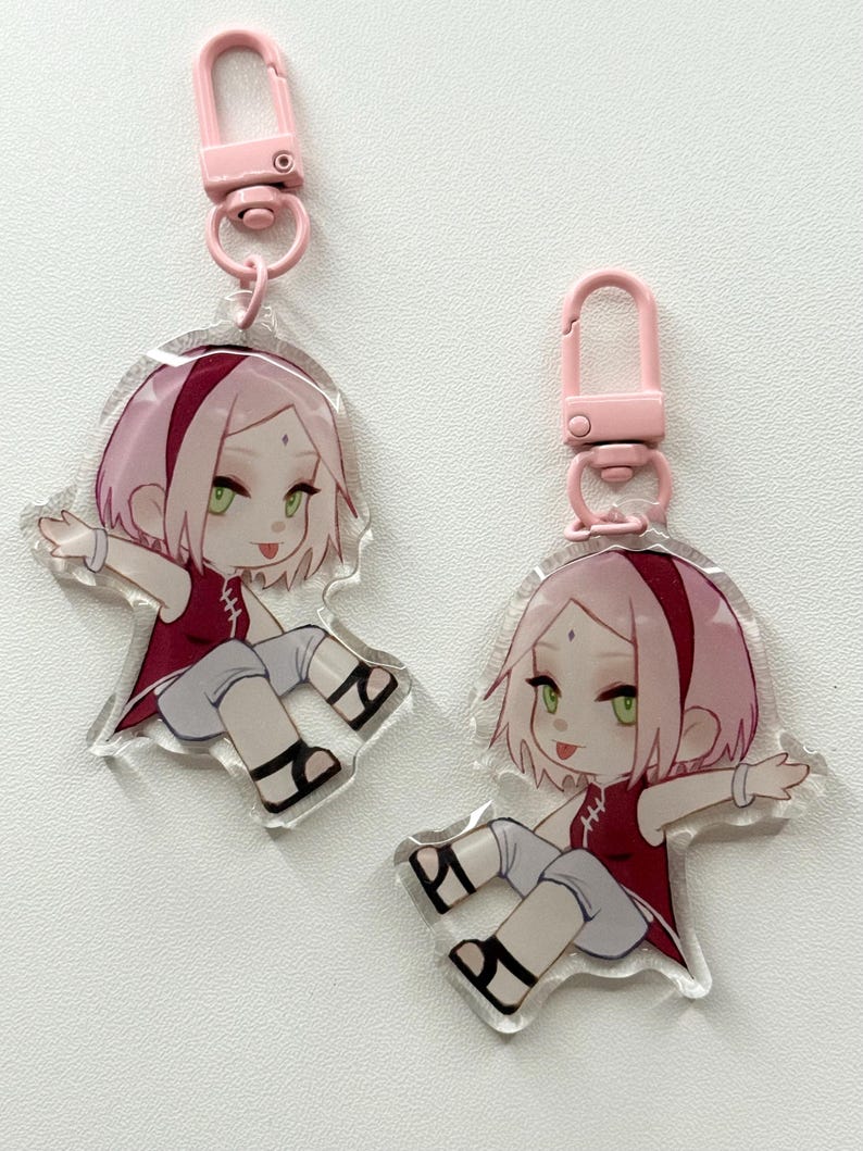 Chibi Ninja Anime Keychains - Etsy
