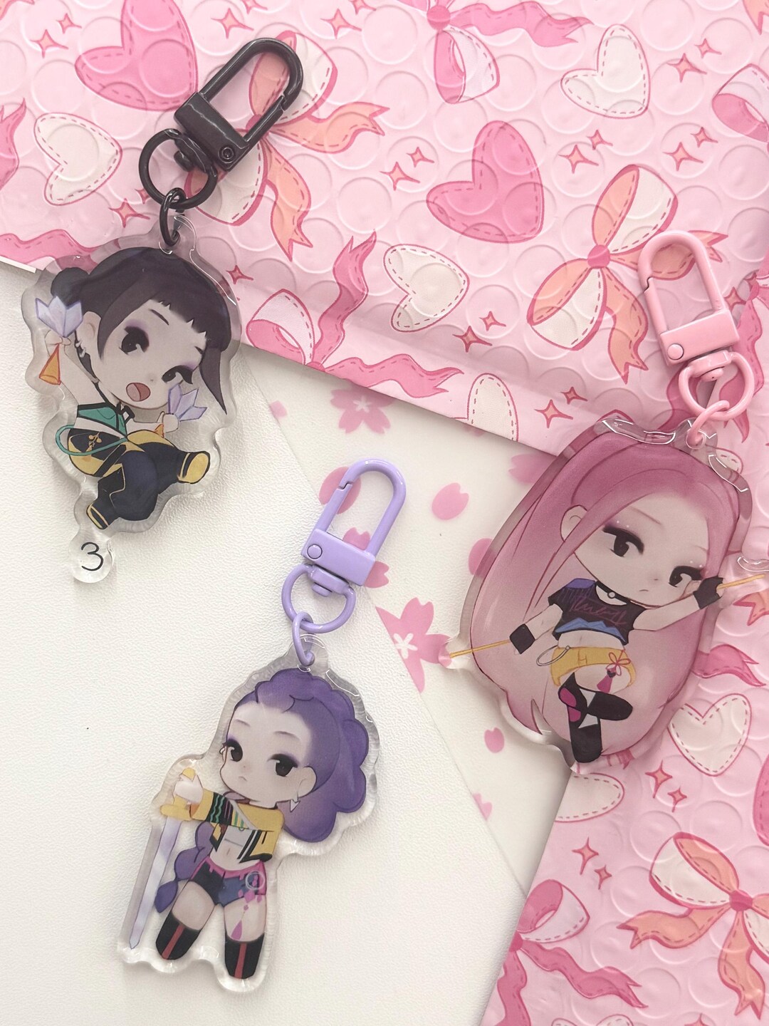 HUNTR/X Chibi Keychains Limited - Etsy