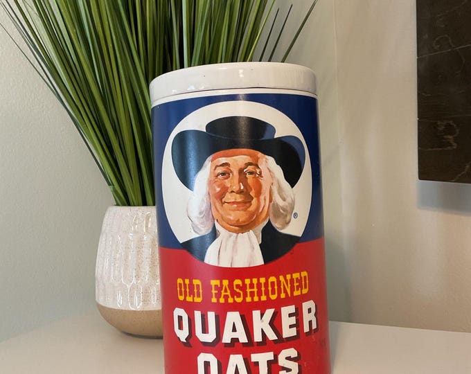 Vintage 1970’s Quaker Oats Cookie Jar. - Etsy