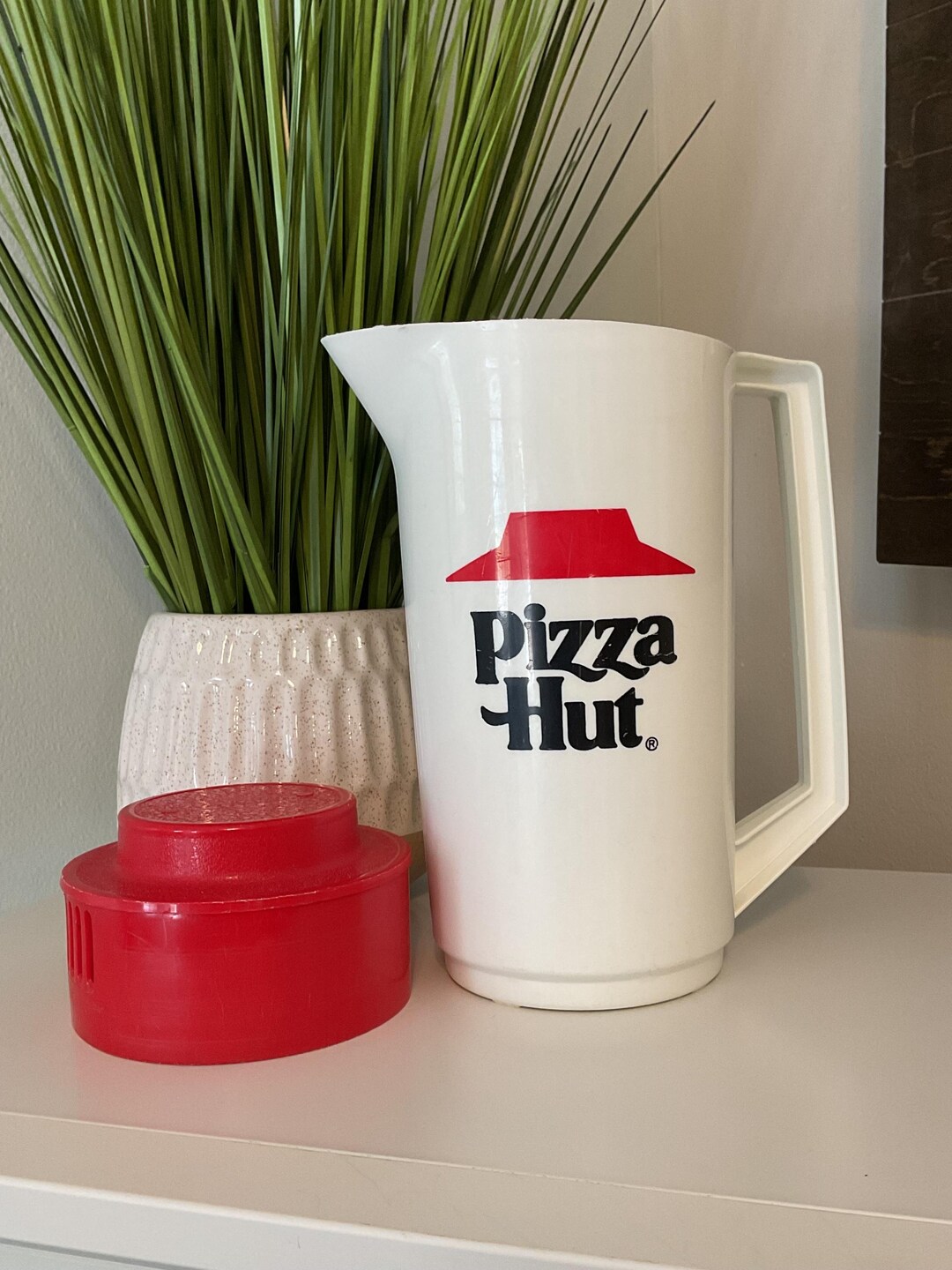 Vintage Pizza Hut Drink Pitcher. - Etsy