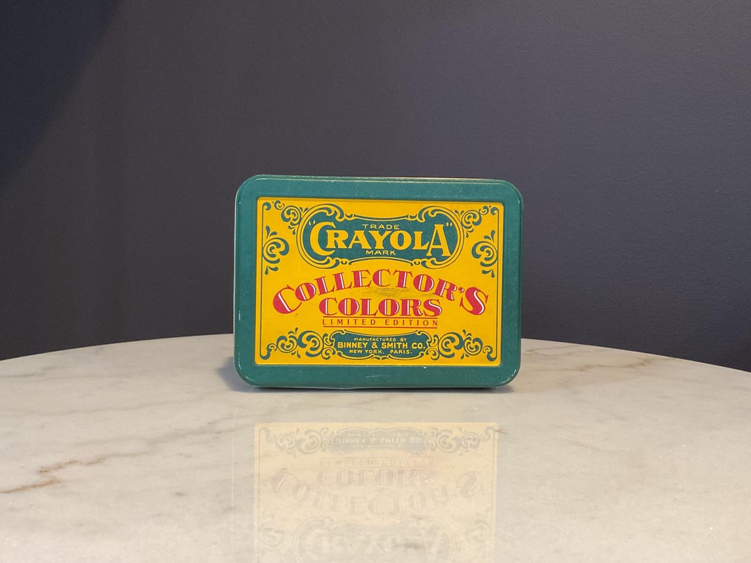 Vintage Crayola Crayon Tin. - Etsy