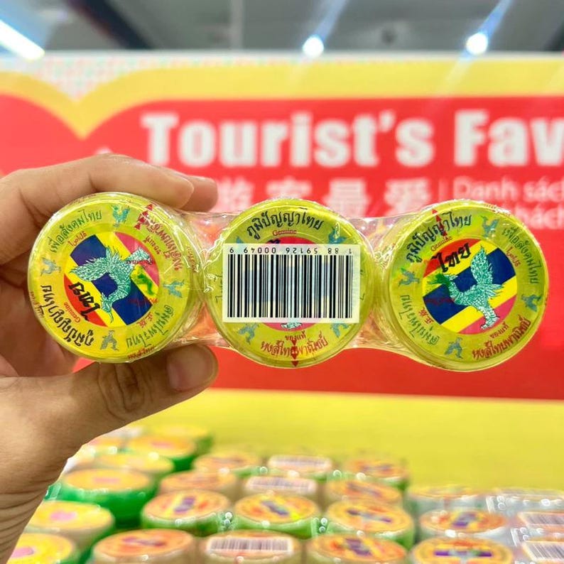 Thai Herbal Inhaler: Hong Thai Yellow Jar - Menthol Eucalyptus (pack of ...