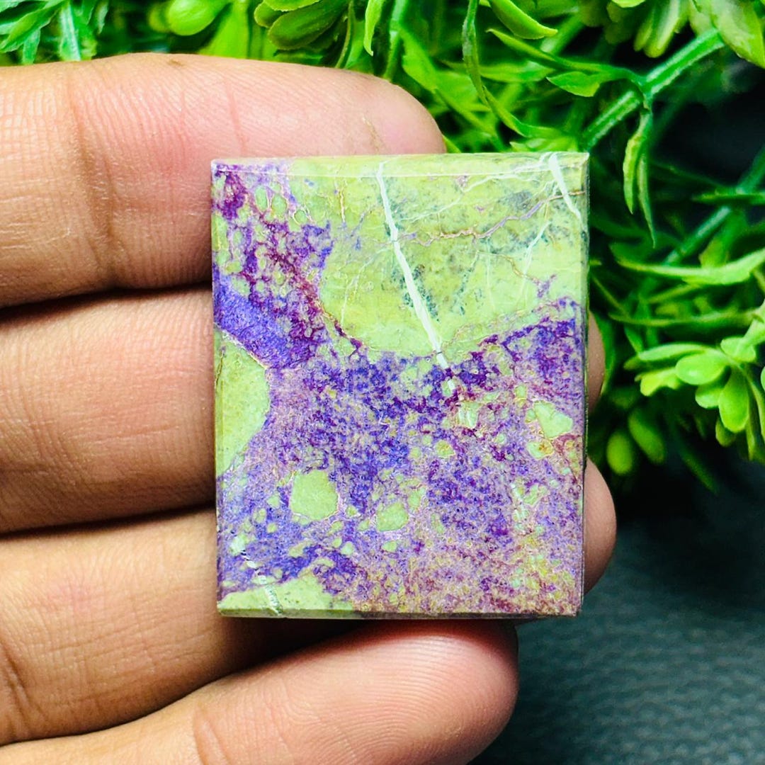 Stichtite Cabochon Natural Purple Gemstone Loose Stone Jewelry Making ...