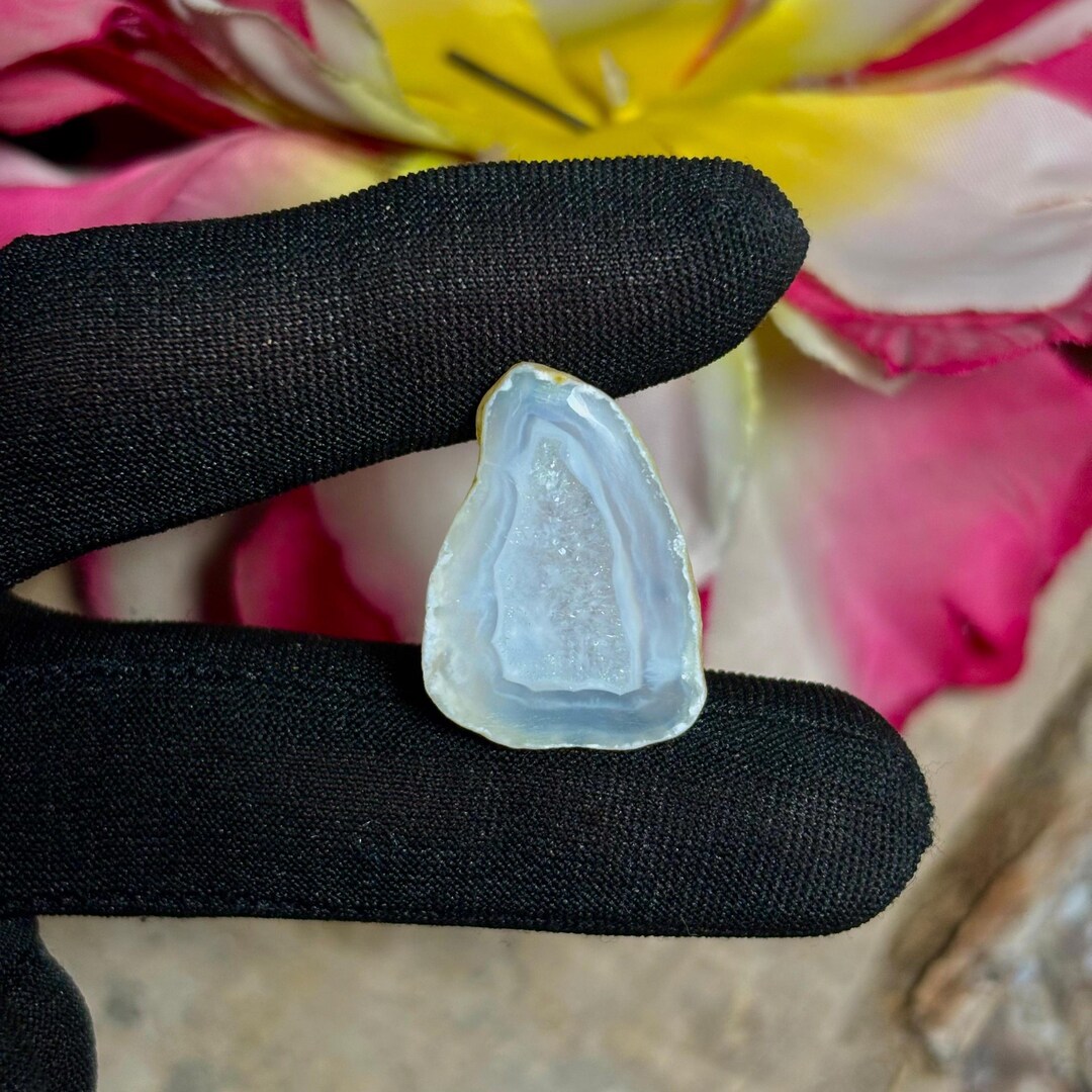 Banded Agate Polished Gemstone Slab Jewelry Making (27X20X5MM, 20.00 ...