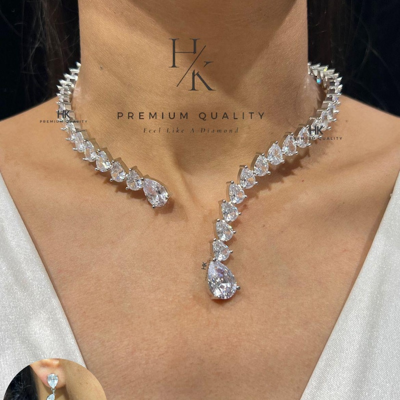 Celebrity Diamond Choker - Etsy