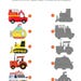 Printable Vehicle Matching Worksheets | Transportation Activities for ...