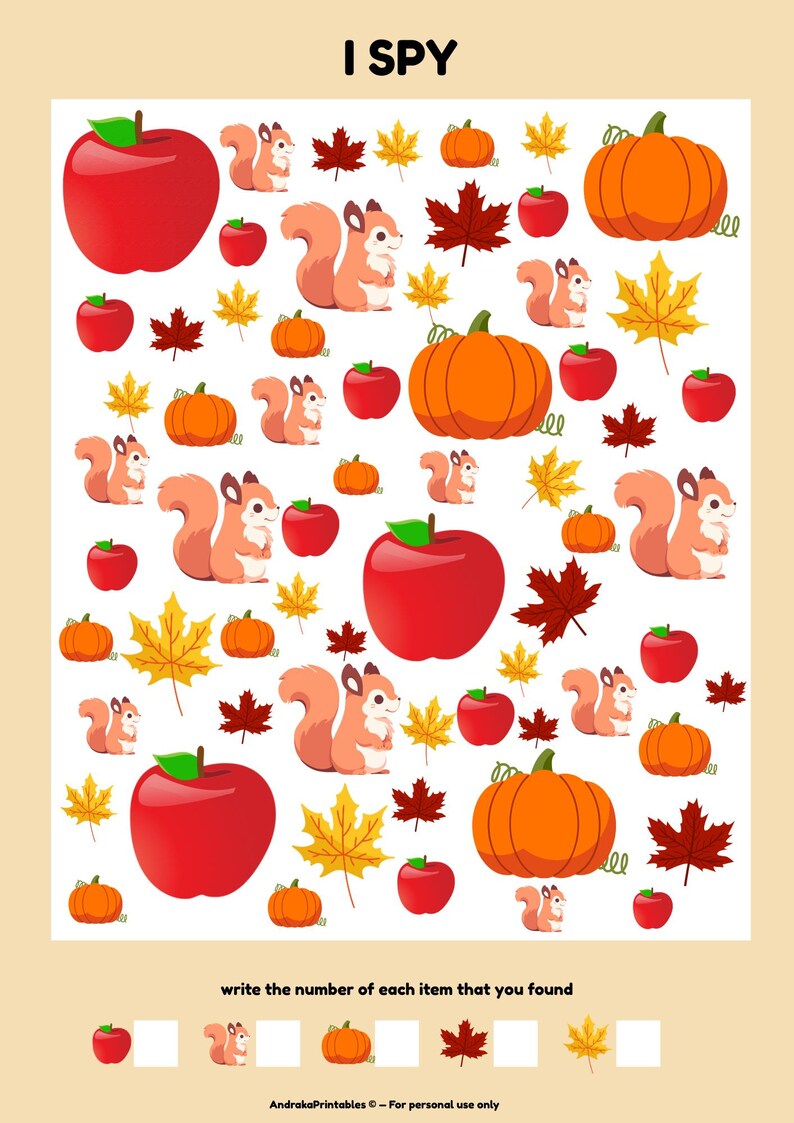 Fall Activity Pack: 50+ Pages of Autumn Printables (PDF) - Etsy