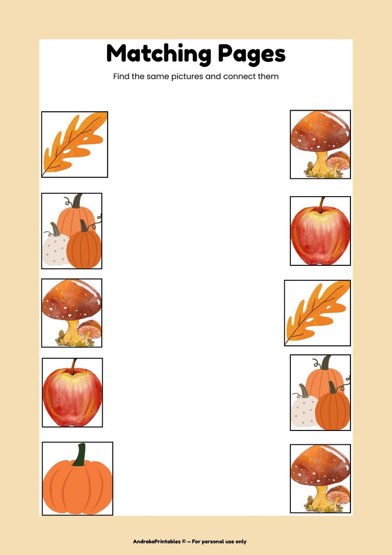 Fall Activity Pack: 50+ Pages of Autumn Printables (PDF) - Etsy