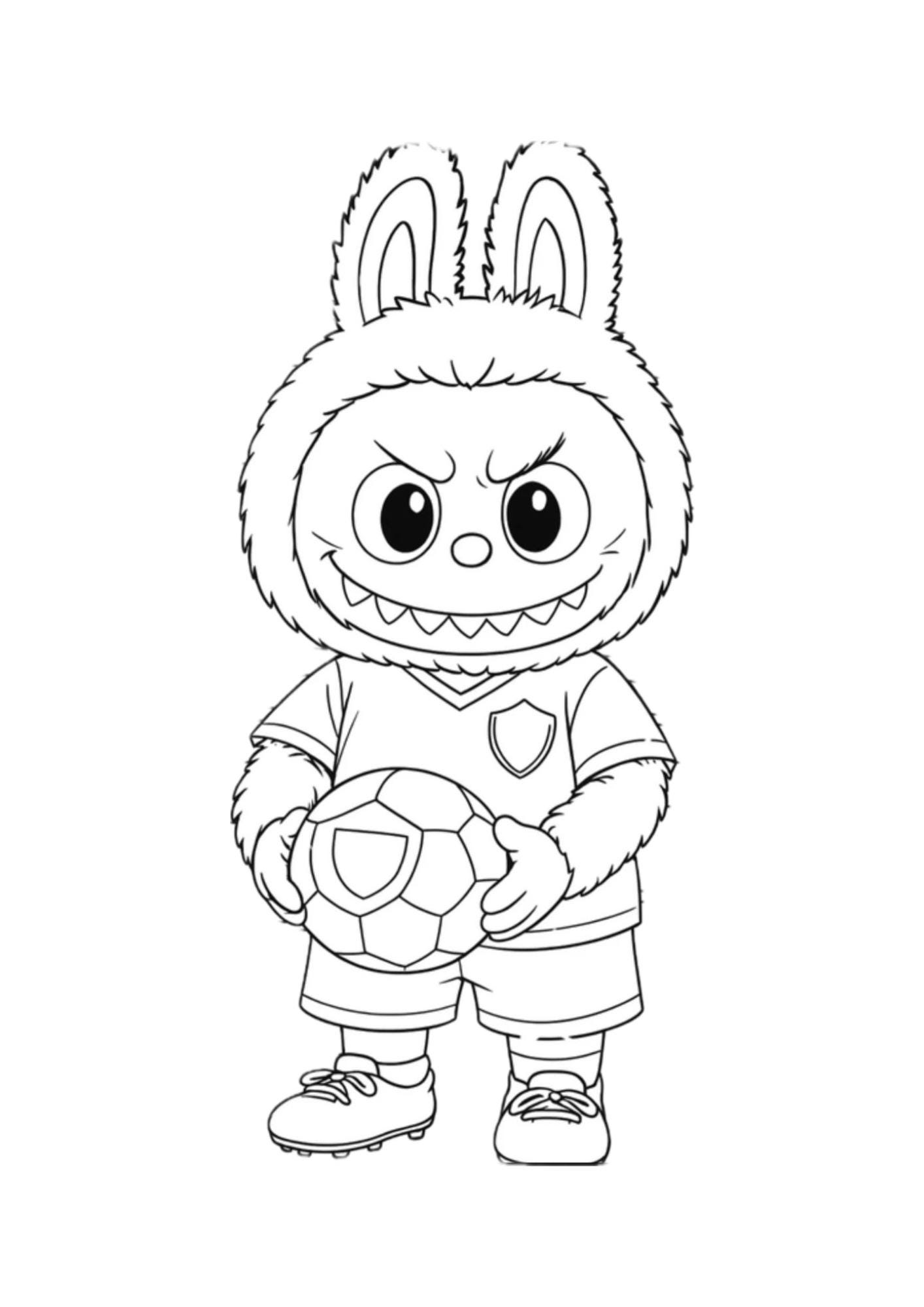 Labubu Coloring Book | Cute Digital Coloring Pages PDF | Fun Printable ...