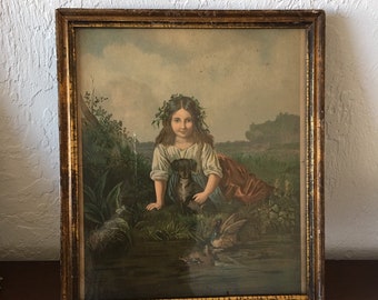 1800s lithograph | Etsy