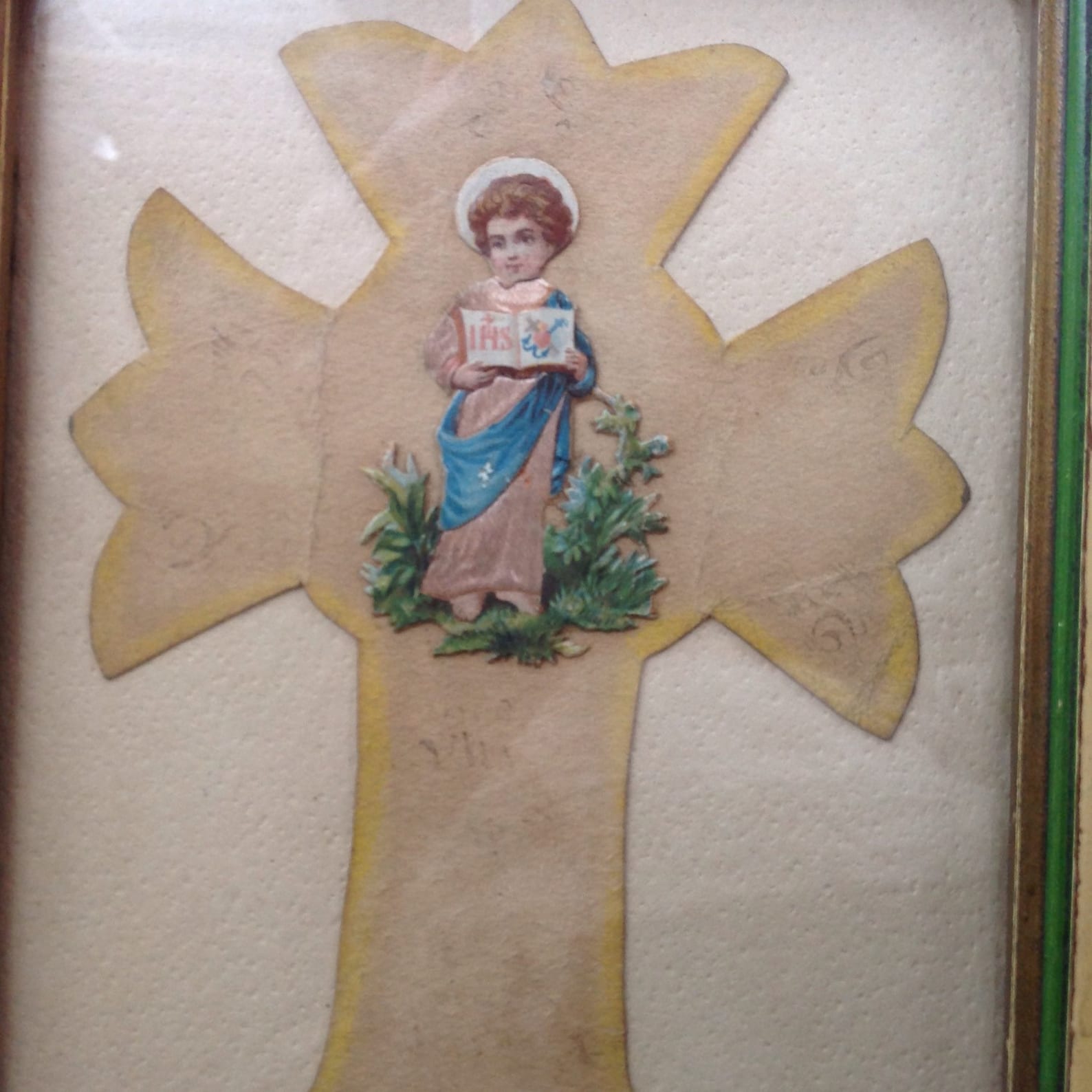 Vintage Picture Collage Baby Jesus Cross Religious Picture - Etsy