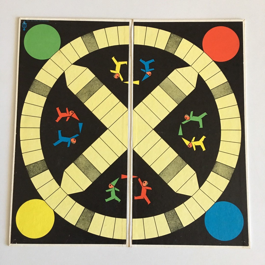 Vintage 1950s German Game Board / Fang Den Hut Ravensburger - Etsy