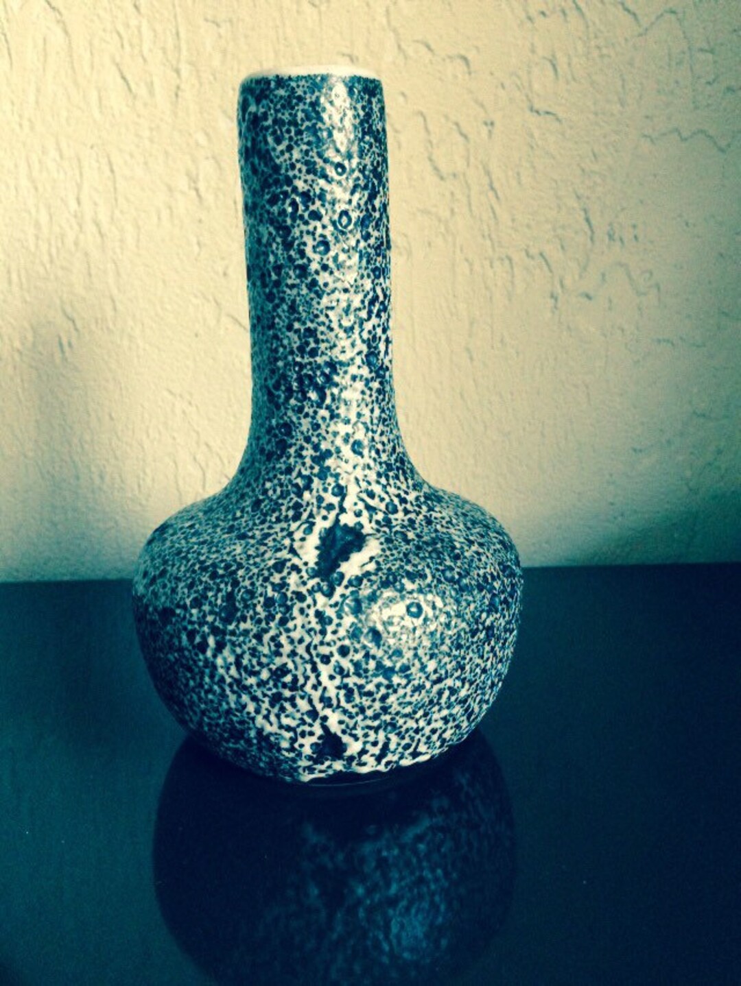 Vintage 1950s Pigean Forge Ceramic Lava Glaze Flower Vase FL - Etsy