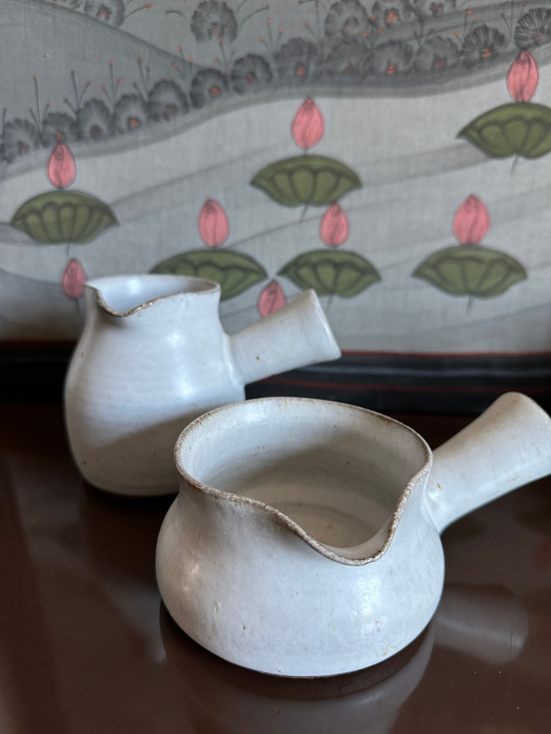 Art Pottery Set of Pitchers With Long Handle Signed Bill Borrows | FL ...