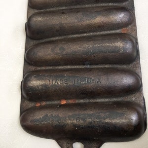 Antique Cast Iron Baking Mold Form / Vintage Cast Iron Corn - Etsy