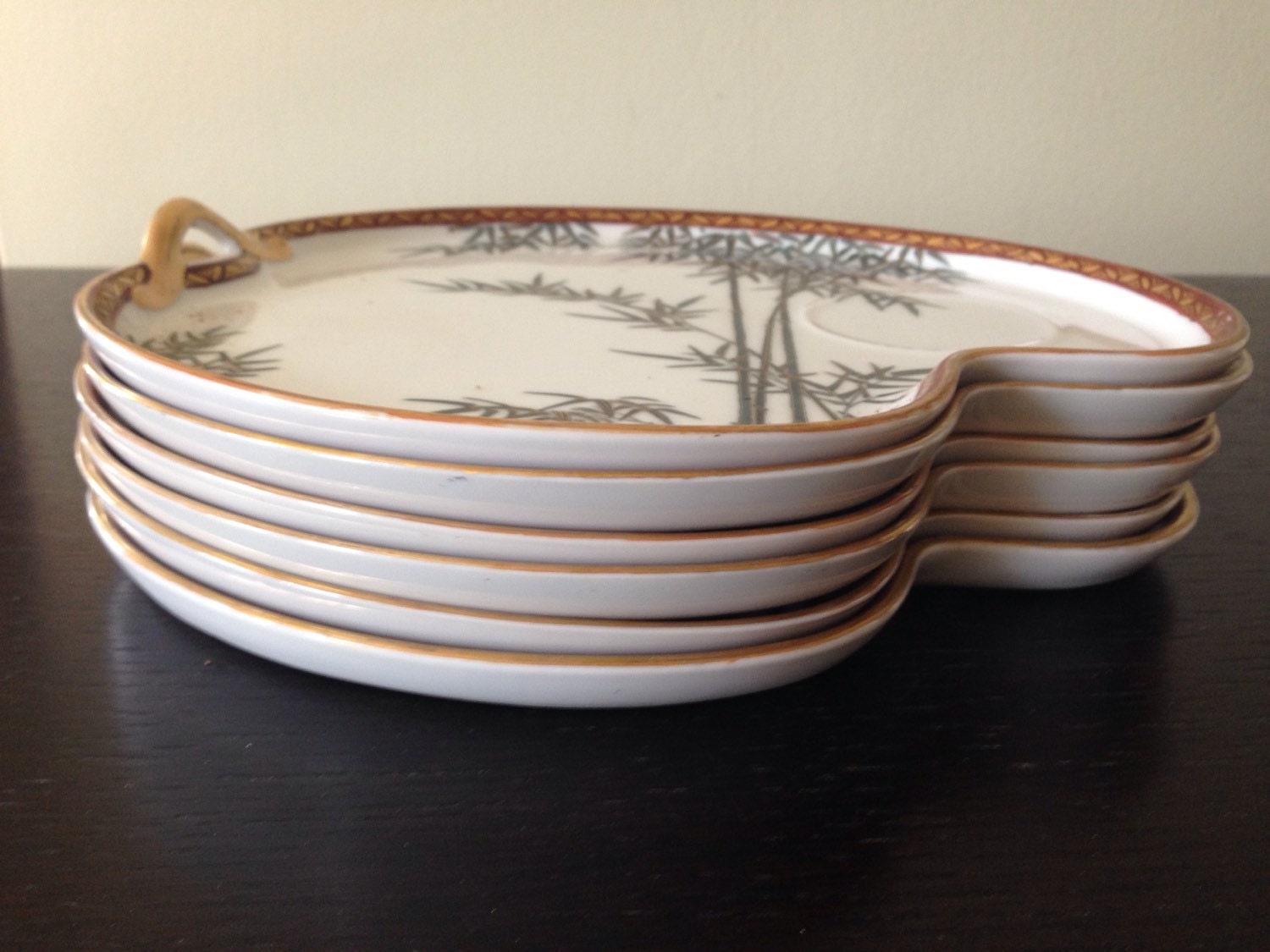 1950s Hand Painted Koshida Tatsuma Japan China Tea Plates - Etsy Canada