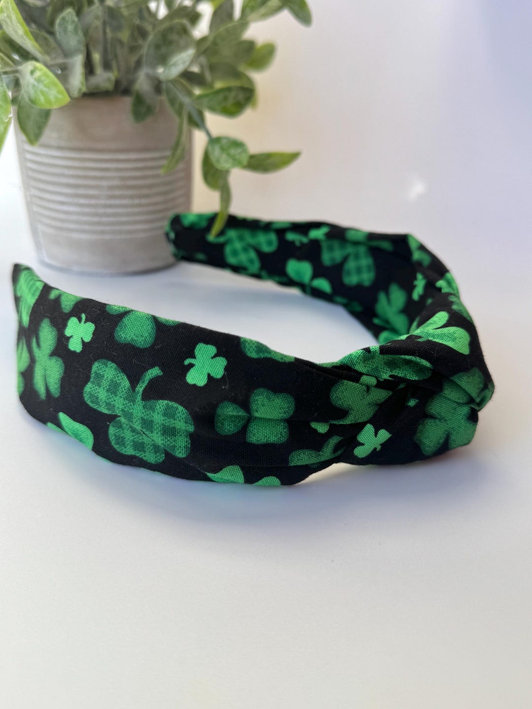 St. Patrick's Day Headband Top Knot Headband, St. Patty's Day Headbands ...