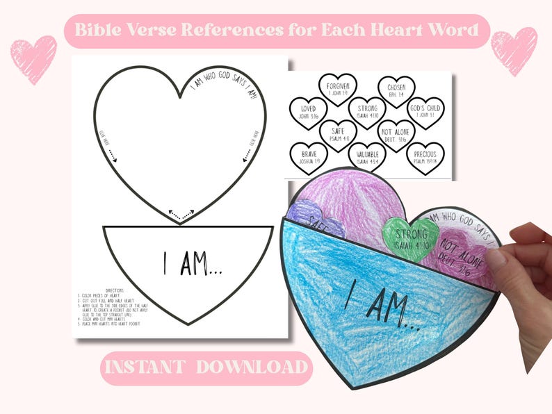 Kids Ministry Craft, Valentine's Day Craft, Sunday School Valentine's ...