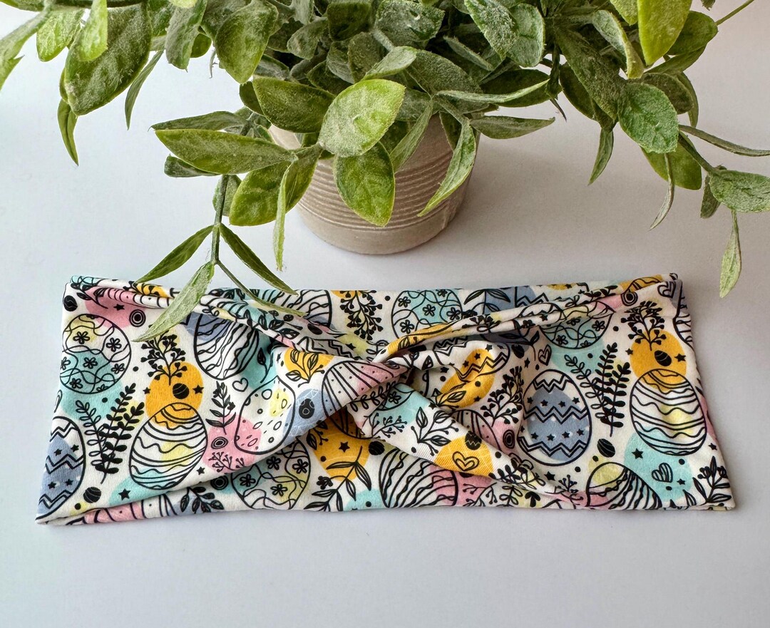 Easter Egg Twist Headband, Easter Headband, No Headache Knotted ...
