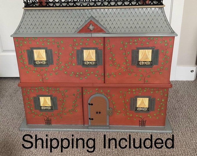 Vintage Madeline Old House in Paris Doll House. Working Door Bell and ...