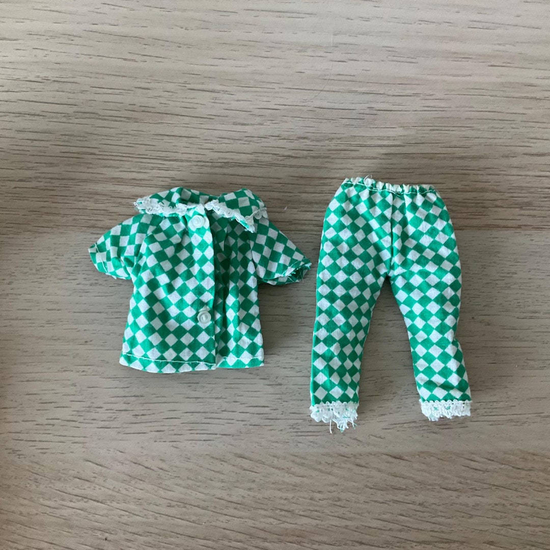 Vintage Green Checkered Shirt and Pants. Fits 8 Inch Penny Brite, Ginny ...