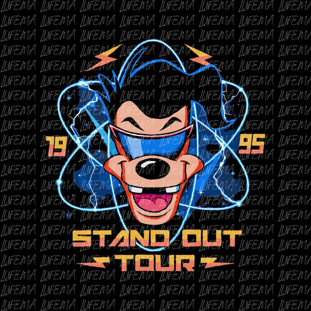 Goofy Max Powerline Stand Out PNG, Goofy Movie PNG, Goofy Movie ...