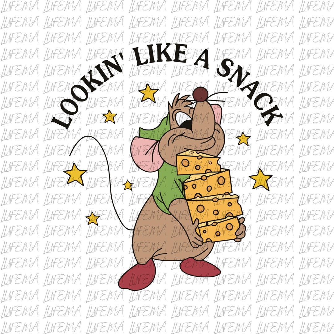Gus Gus Lookin’ Like a Snack PNG, Disney Gus Gus PNG, Disney Cinderella ...