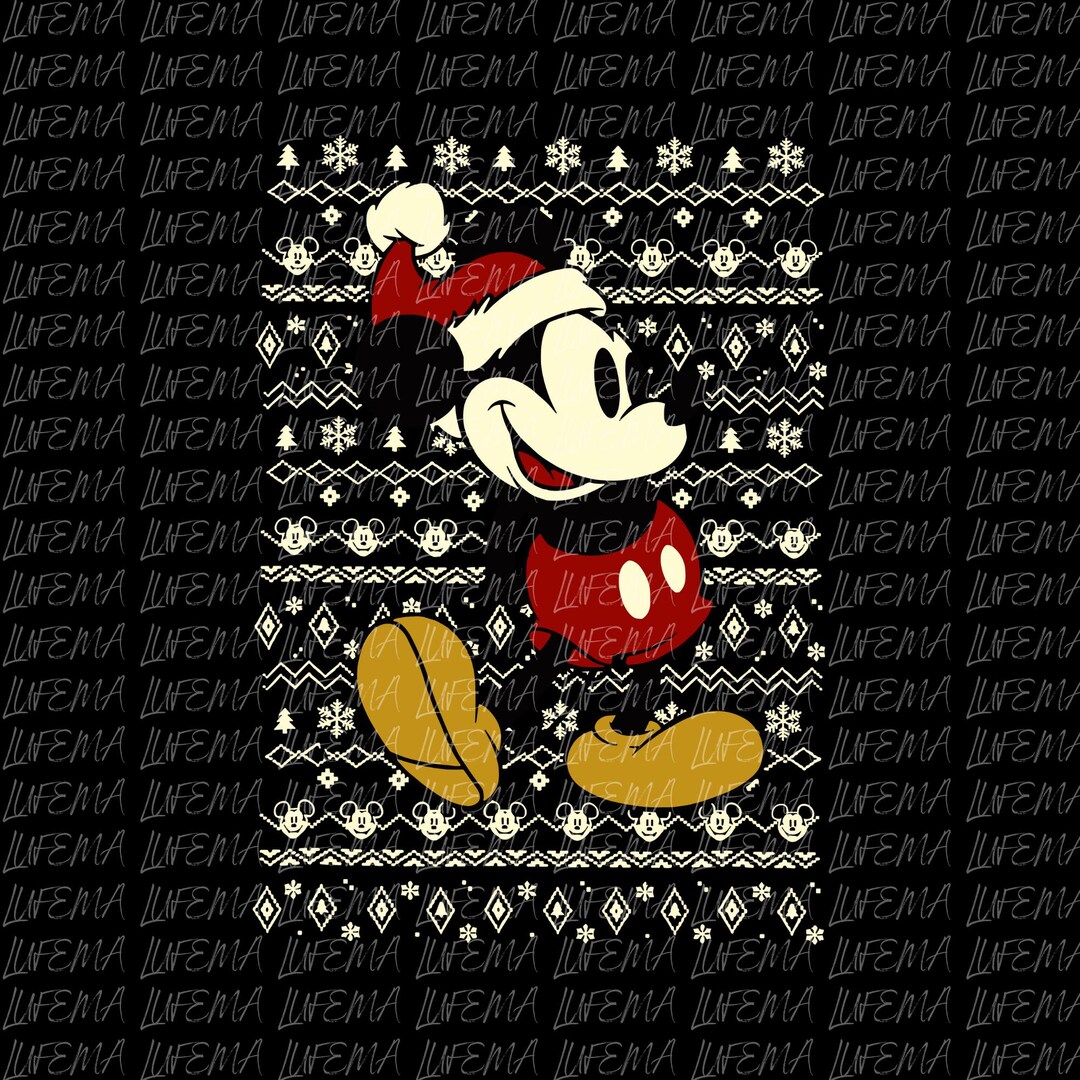 Mickey Mouse Christmas PNG, Mickey and Friends Christmas PNG, Disney ...