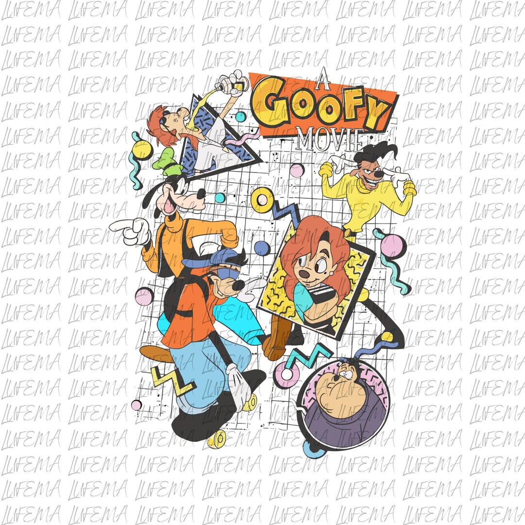 Goofy Movie PNG, Max Powerline World Tour PNG, Goofy Movie Characters ...