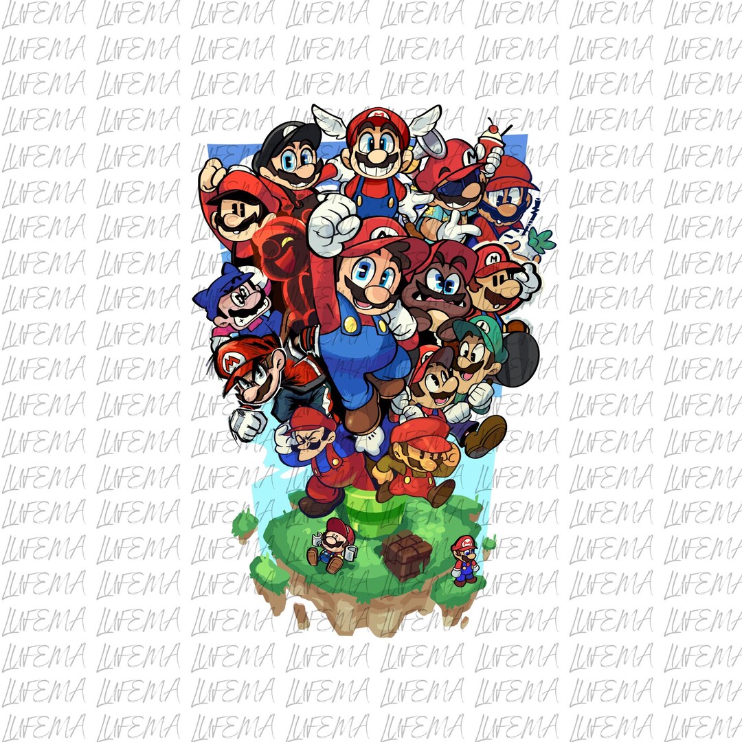 Super Mario Png, Mario and Friends Png, Mario Kart Png, Mario Digital ...