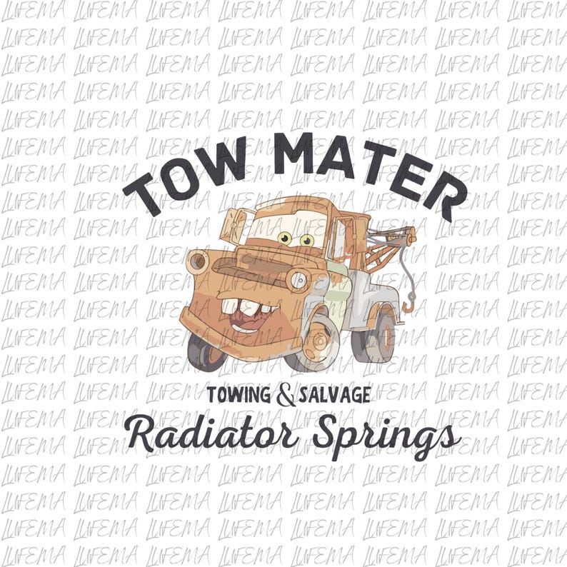 Tow Mater PNG, Mcqueen and Friends PNG, Lightning Mcqueen PNG, Disney ...