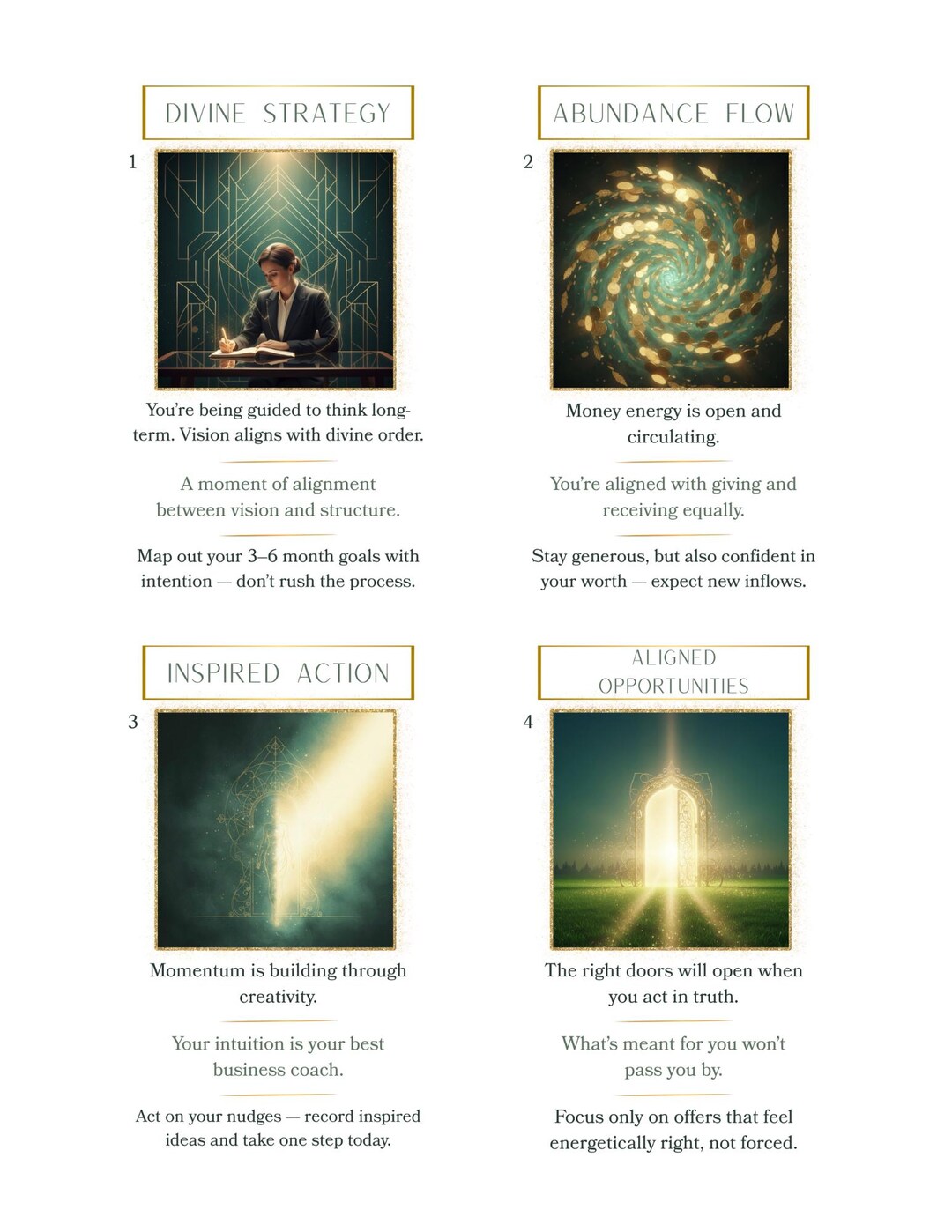 Soul Strategy Oracle | Printable Deck - Etsy