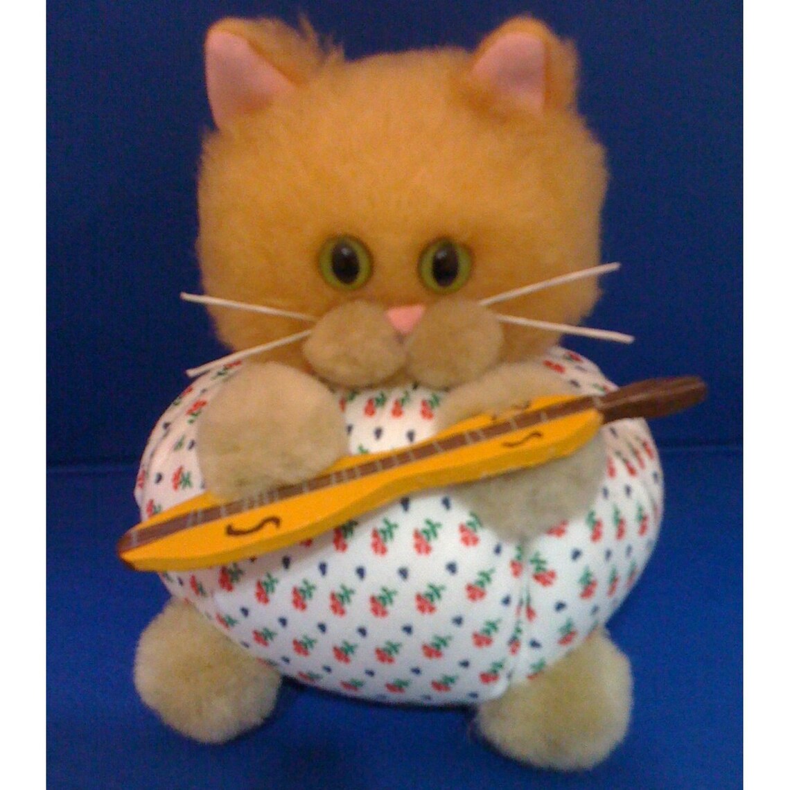 Dulcie Mae Dulcimer Musician Cat Purrsonality Fiber Art | Etsy