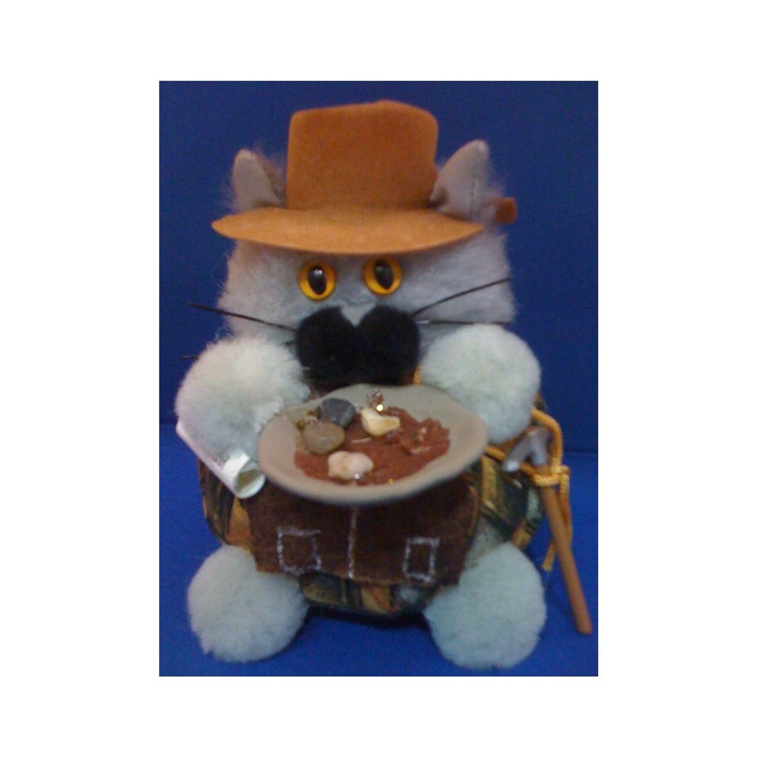 Feliner 49er - Prospector Feline Corral Cat Purrsonality - Fiber Art ...