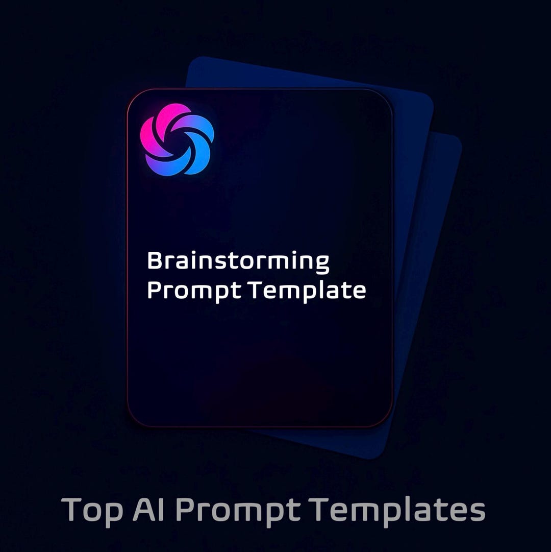 AI Brainstorming Prompt Template: Idea Generation & Problem Solving ...