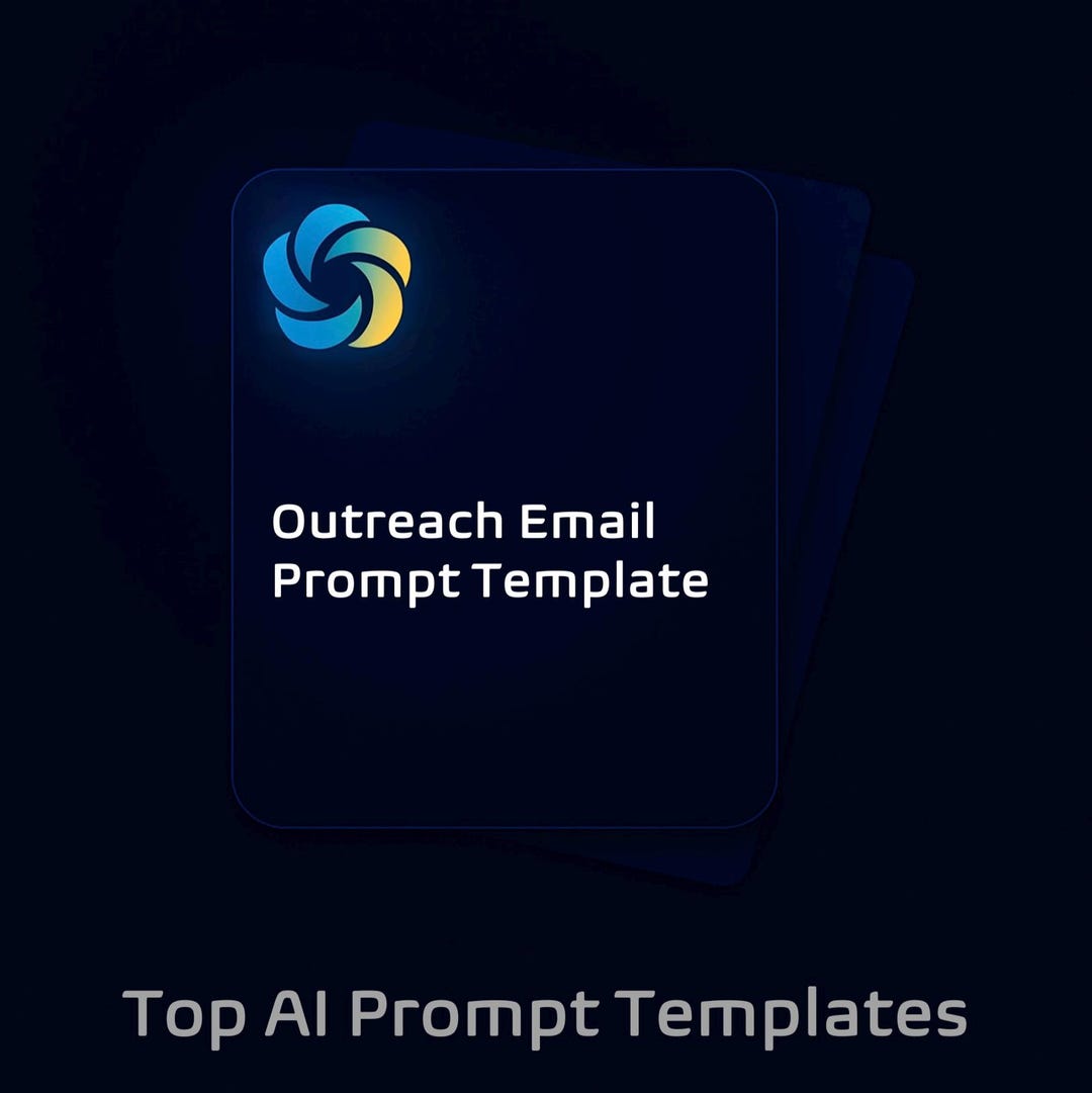 AI Email Outreach Prompt Template: Persuasive Sales & Networking (PDF ...