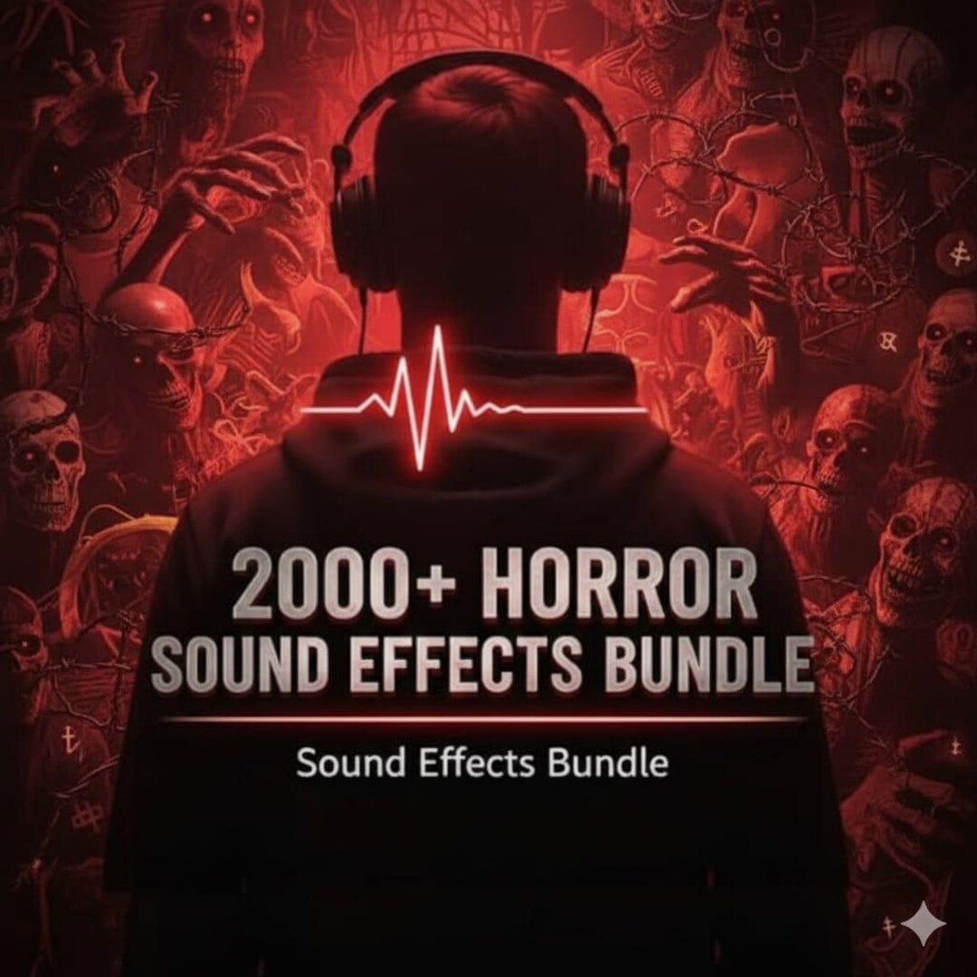2000+ Horror Sound Effects Bundle | Screams, Atmospheres, Jump Scares ...