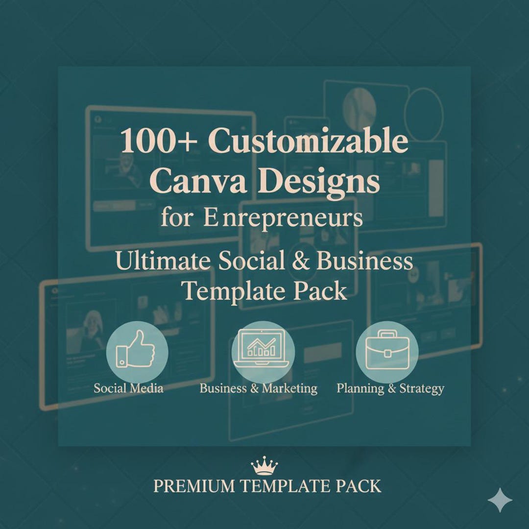 100+ Customisable Canvas Designs for Entrepreneurs | Ultimate Social ...