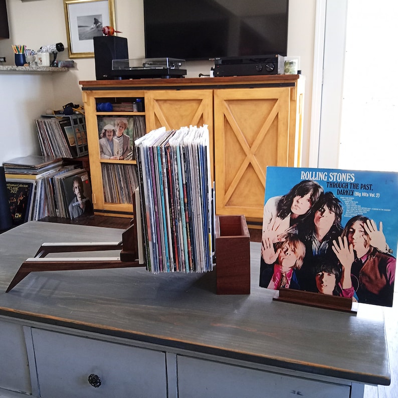 Vinyl LP Record Holder Rack, Adjustable, Mid-century - Etsy