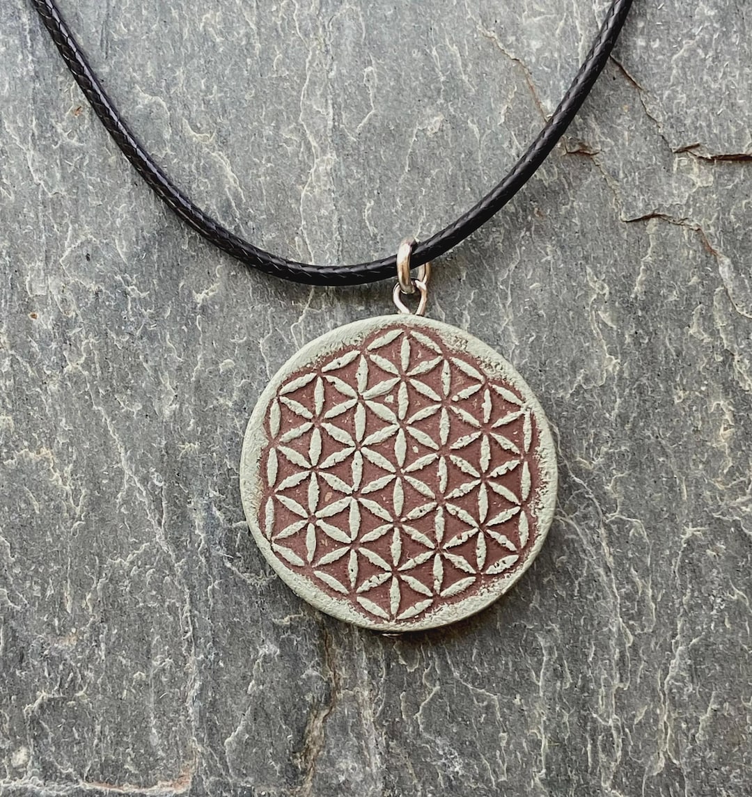 Flower of Life Necklace, Sacred Geometry Pendant, Spiritual Jewelry ...