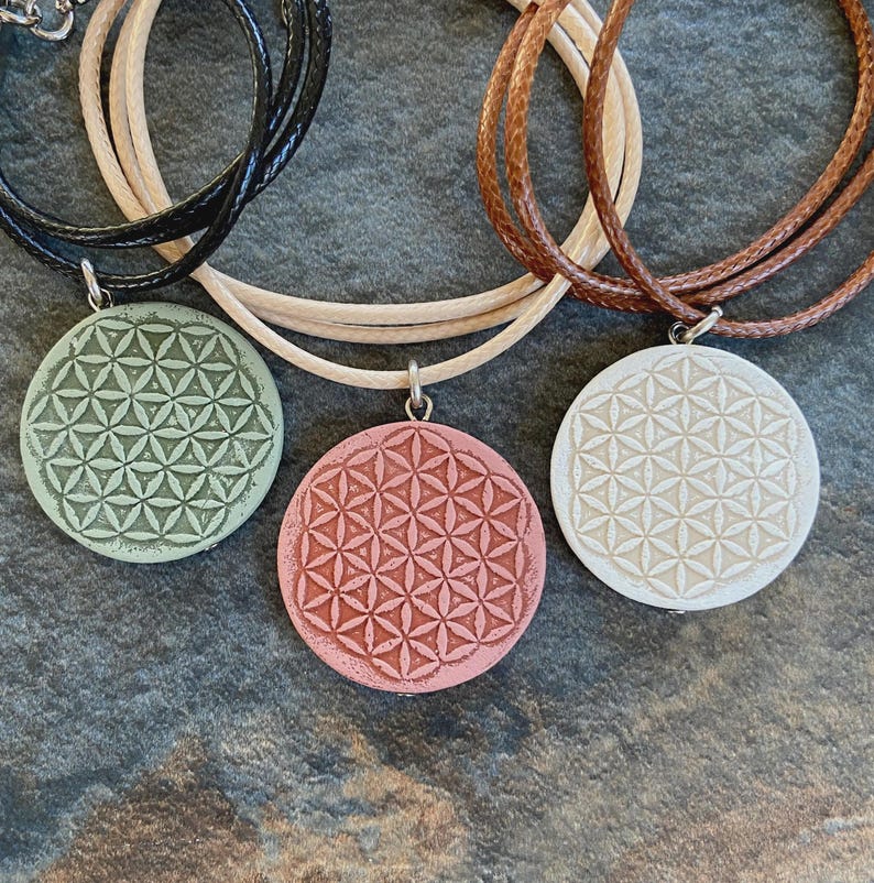 Flower of Life Necklace, Sacred Geometry Pendant, Spiritual Jewelry ...