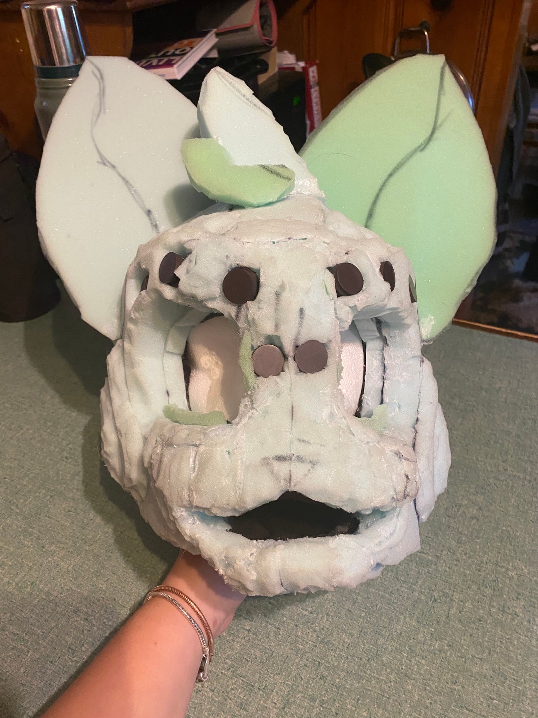 Unfinished Fursuit Head And Tail Etsy